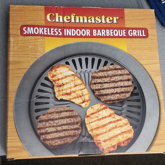 Chefmaster | Kitchen | Nwt 3 Chefmaster Smokeless Indoor Barbecue Grill ...